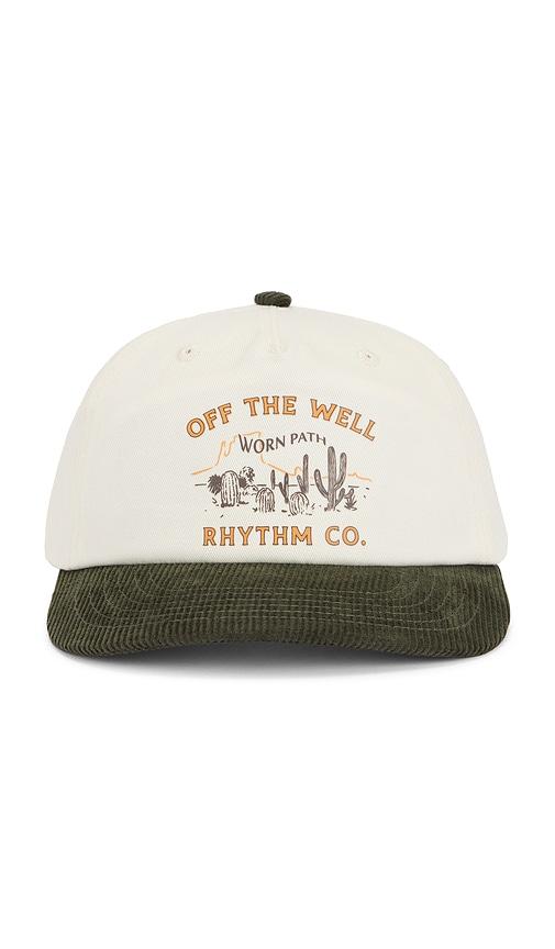 Rhythm Worn Path Cap in White for Men | Lyst