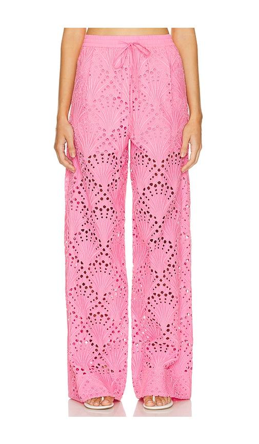 Essentiel Antwerp Fab Broderie Anglaise Pants in Pink | Lyst