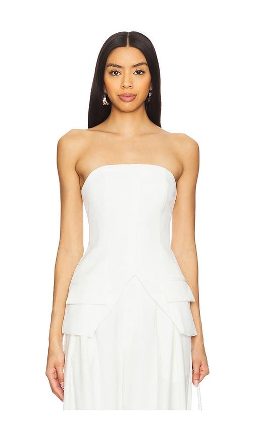 NonChalant Label Petra Top in White | Lyst