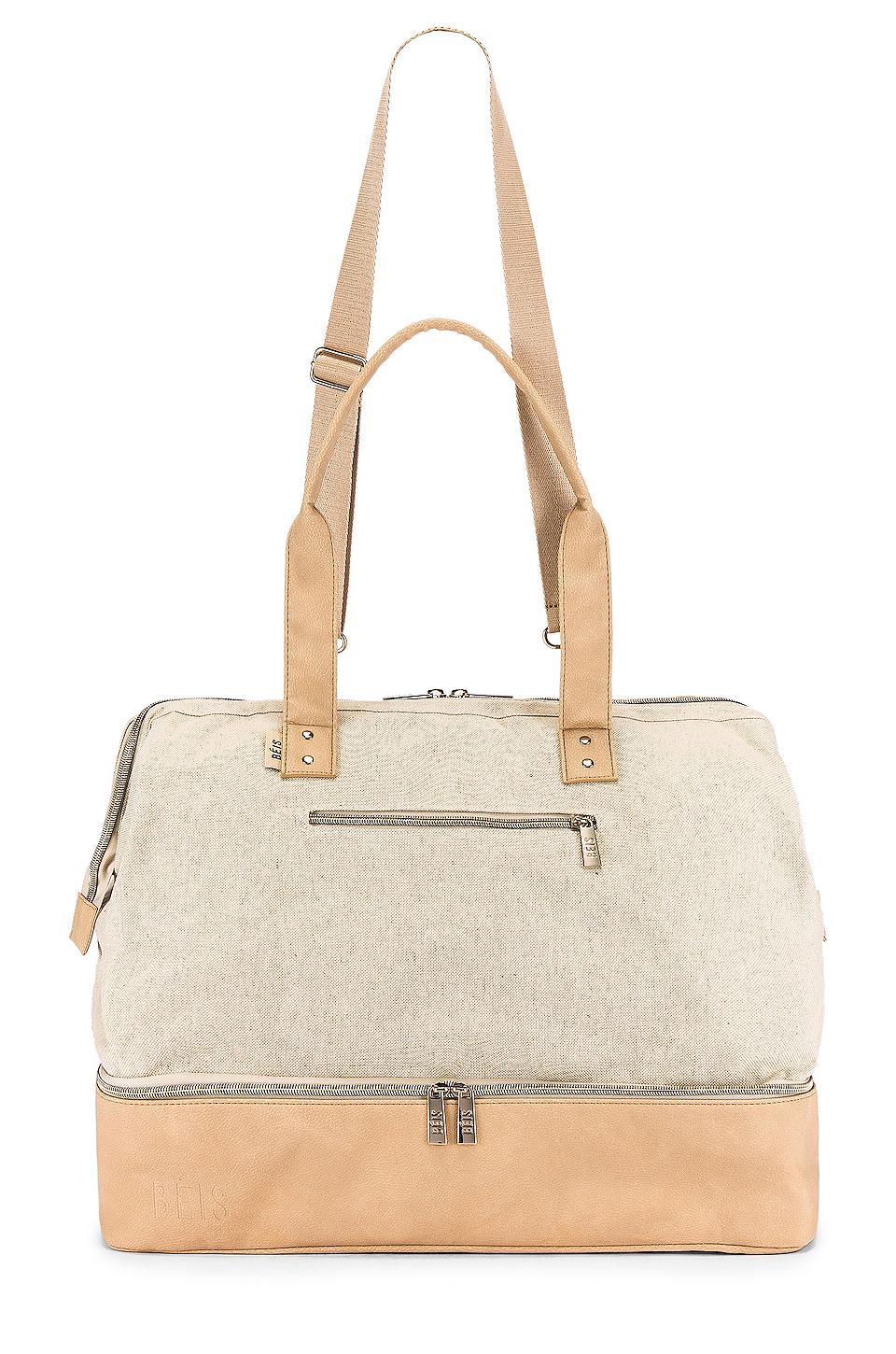 BEIS Cotton Weekend Bag in Beige (Natural) - Lyst