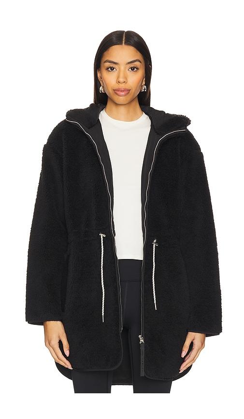 Varley Lowens Sherpa Jacket in Black | Lyst