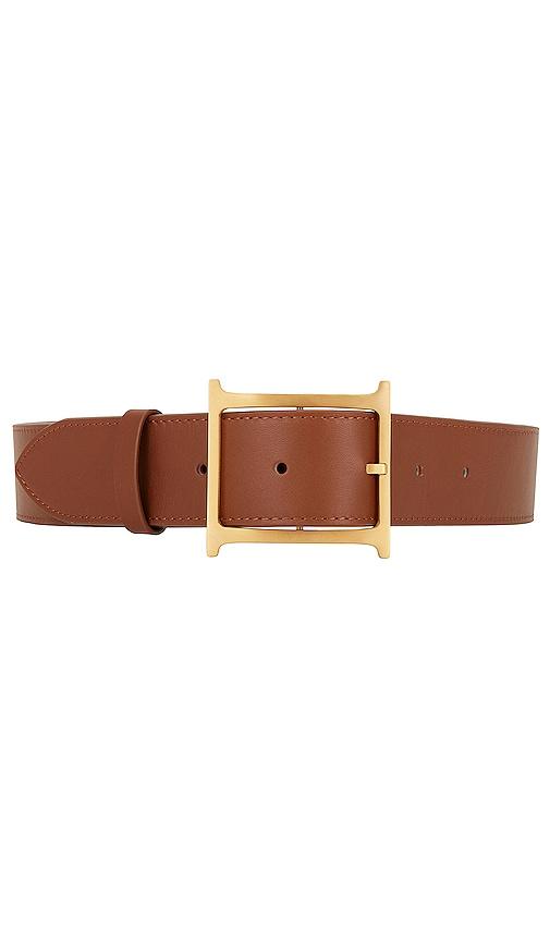 Helsa Logo Belt in Brown | Lyst UK