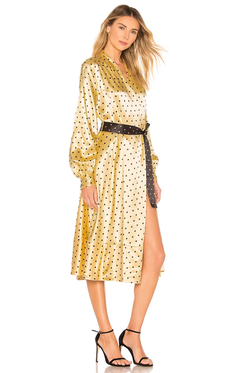 Stine Goya Synthetic Reflection Dress in Dots (Metallic) - Lyst