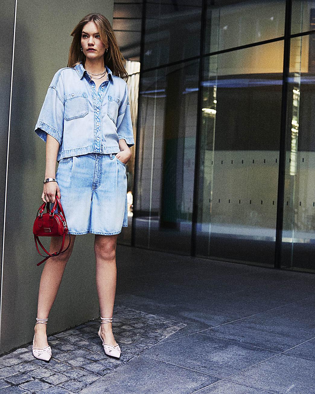 River Island Red Patent Bowler Shoulder Bag | Lyst