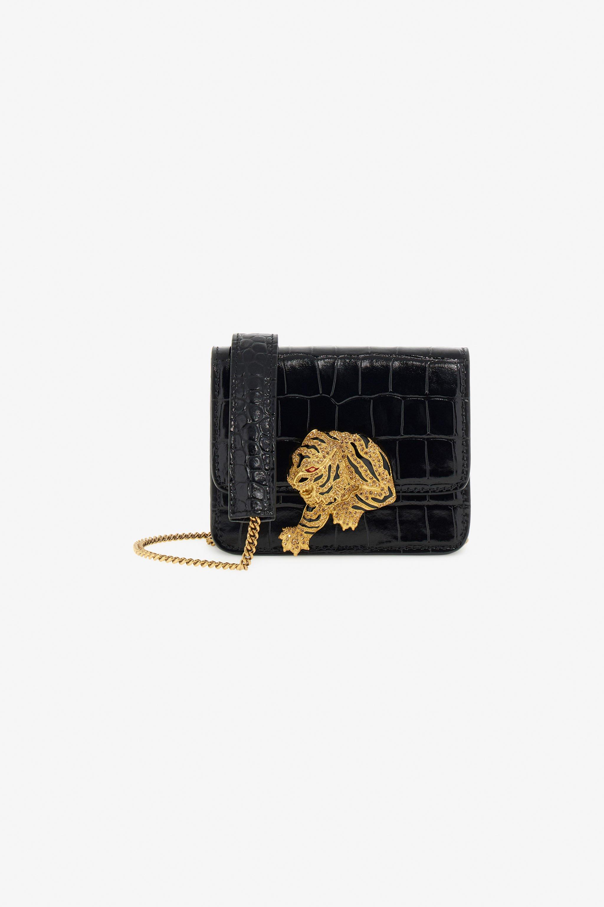 Roberto Cavalli Mini Roar Bag in Black | Lyst