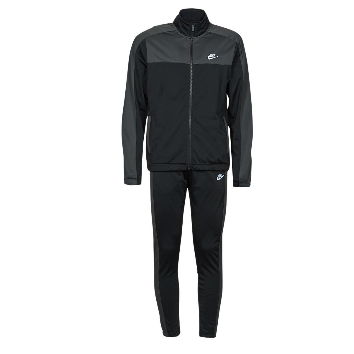 Nike Poly Knit Track Suit Tracksuits in Black for Men | Lyst UK