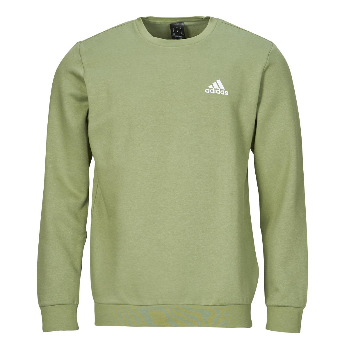 adidas Sweatshirt Feelcozy Essentials Fleece Sweatshirt in Green for ...