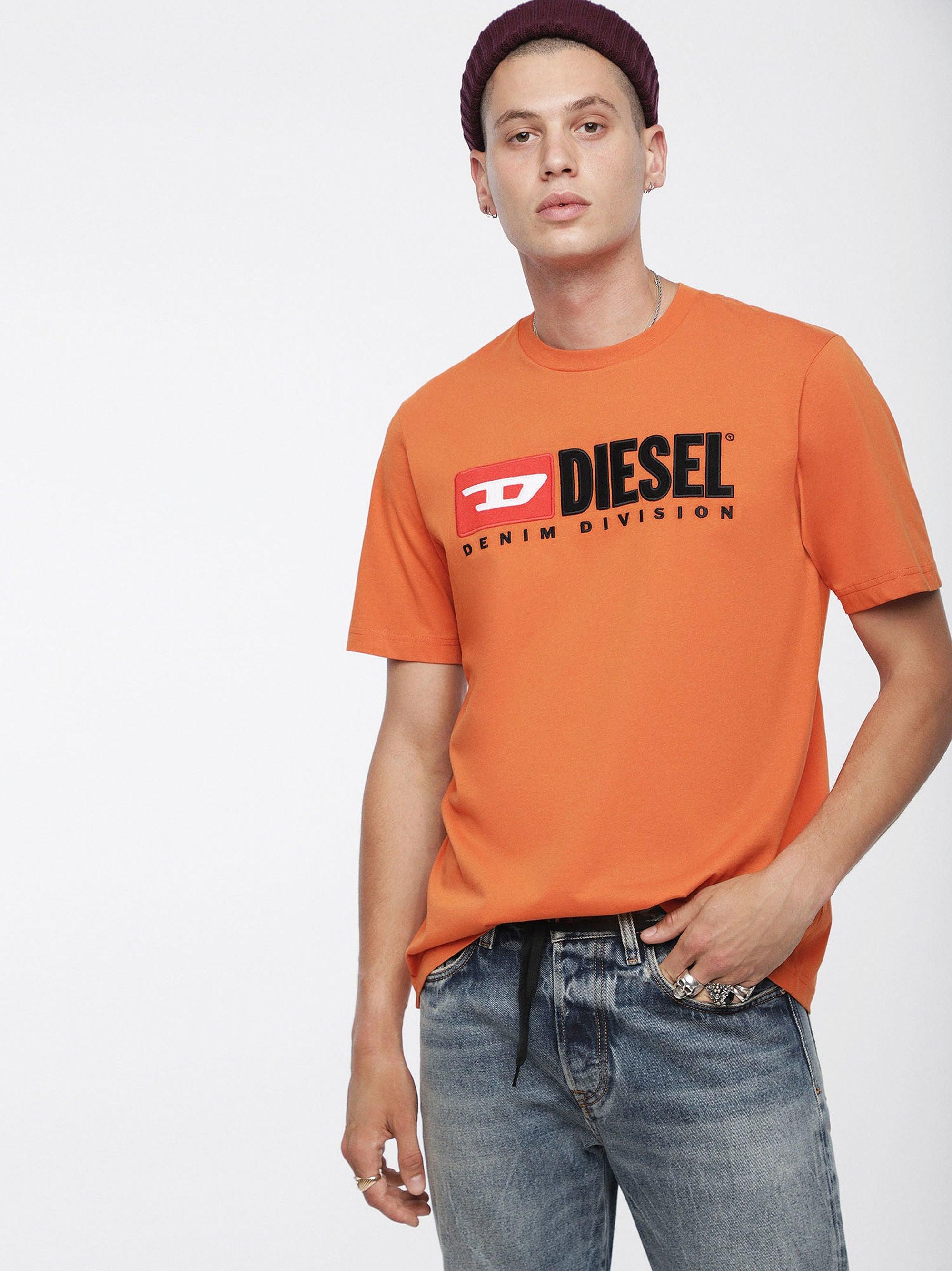 Diesel T Shirts Orange