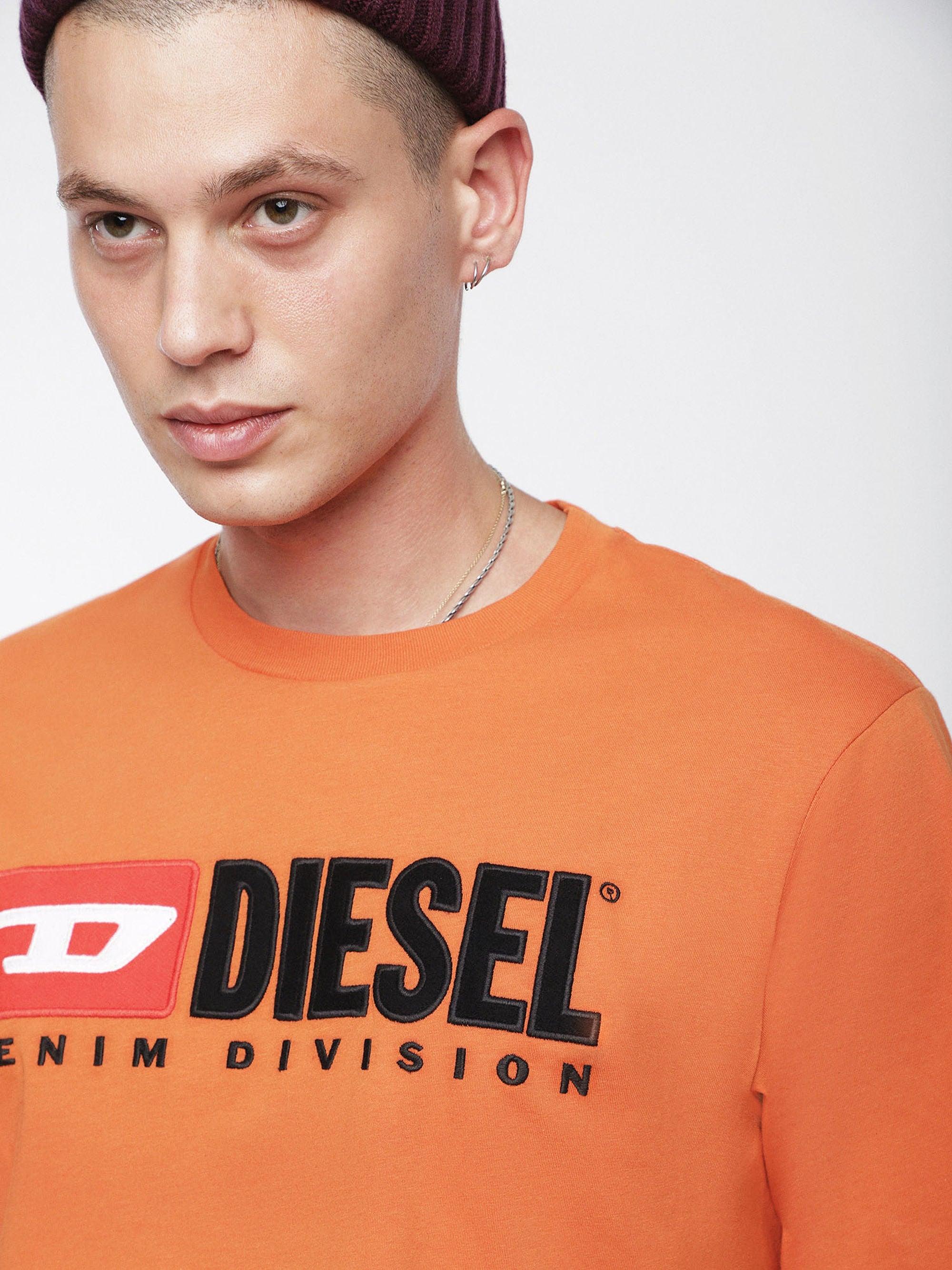 Diesel T Shirts Orange