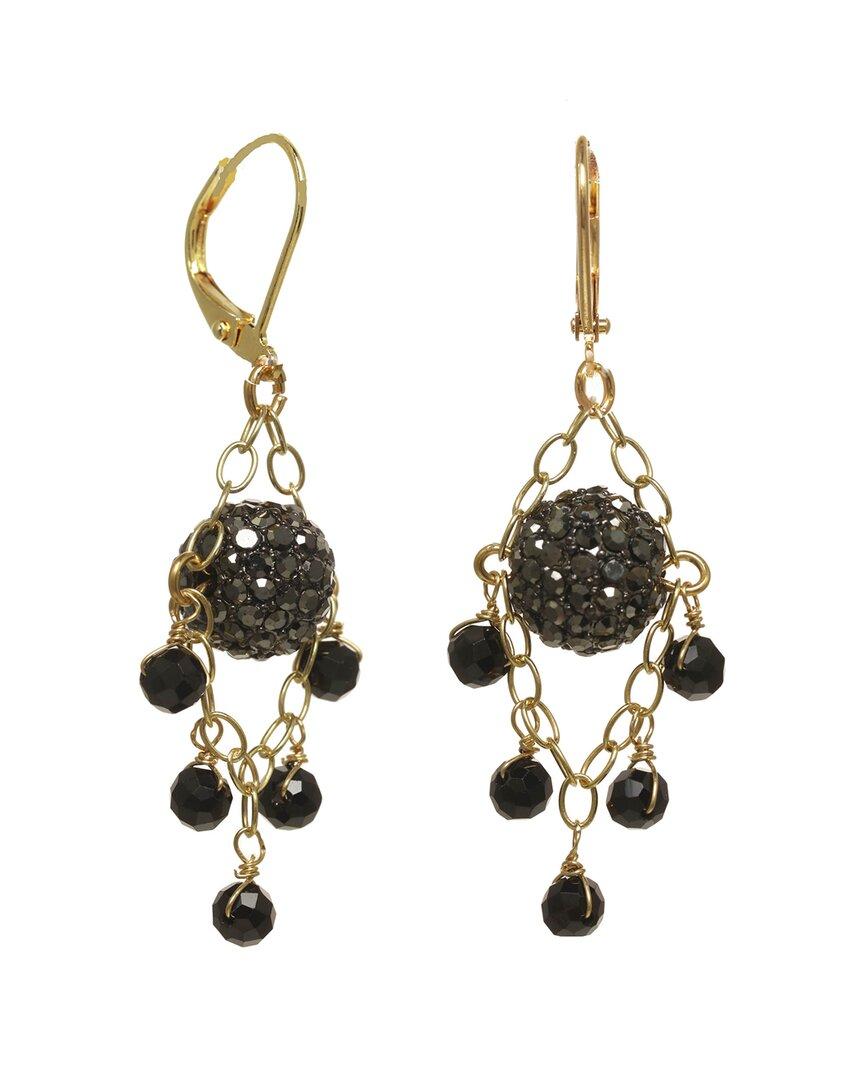 Rachel Reinhardt Jewelry 14K Over Onyx Chandelier Earrings in White | Lyst