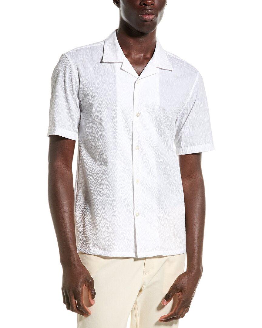 Theory Daze Seersucker Shirt in White for Men | Lyst
