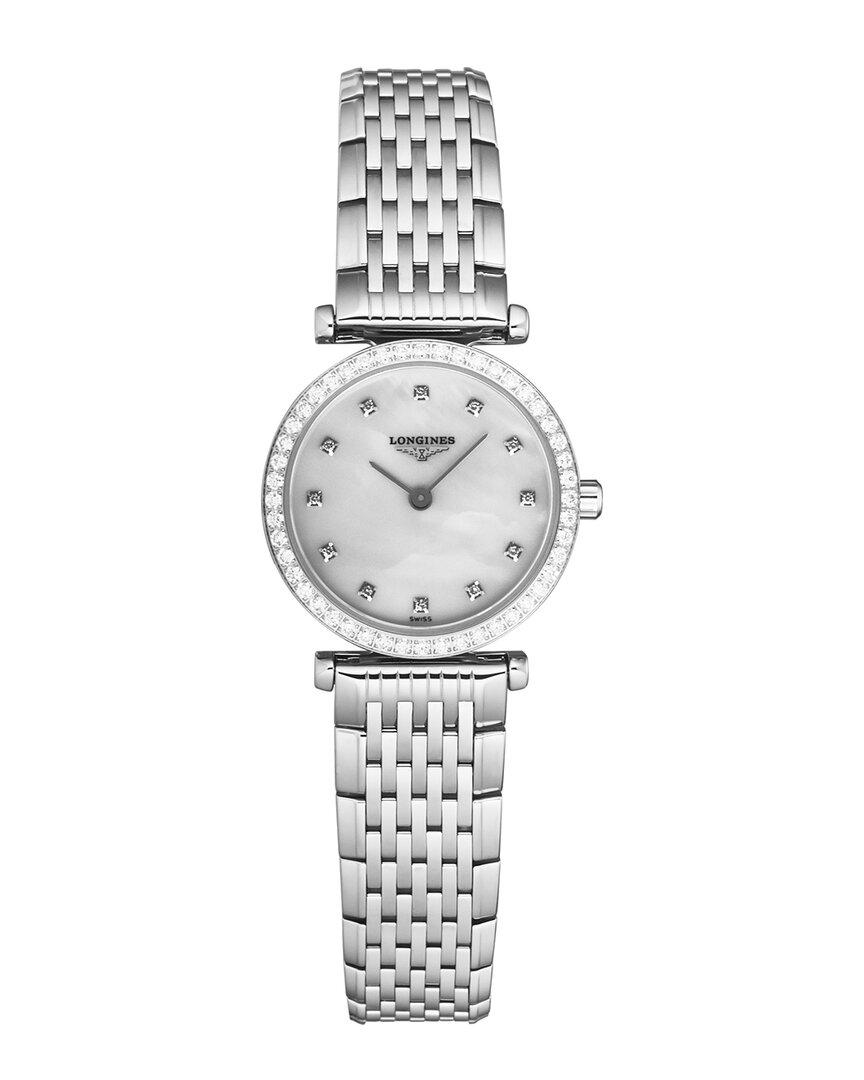Longines La Grande Diamond Watch, Circa 2020s in White | Lyst