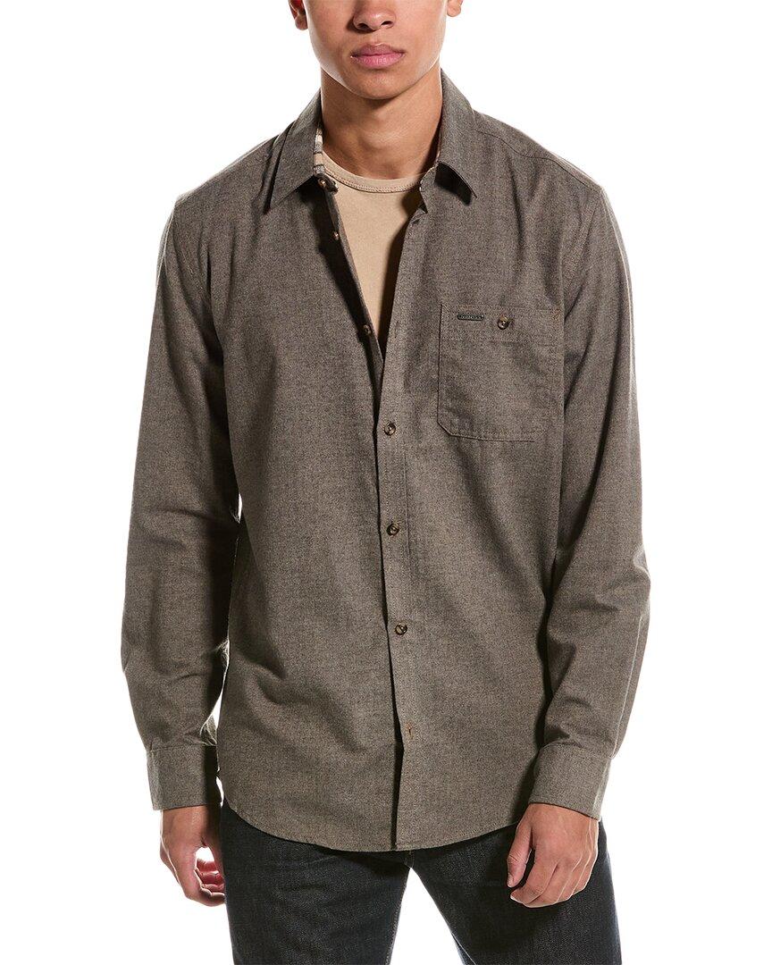 Point Zero Light Brush Flannel Herringbone in Brown for Men | Lyst