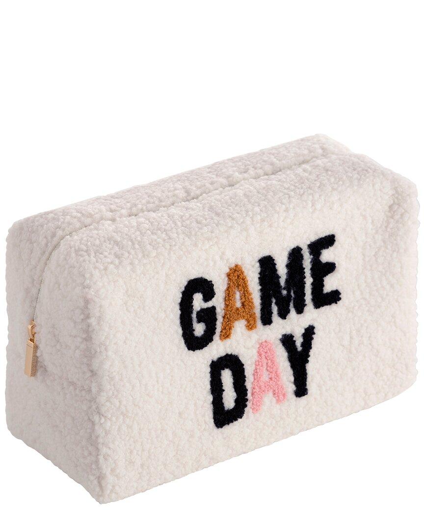 Shiraleah Game Day Sherpa Zip Pouch in Natural | Lyst