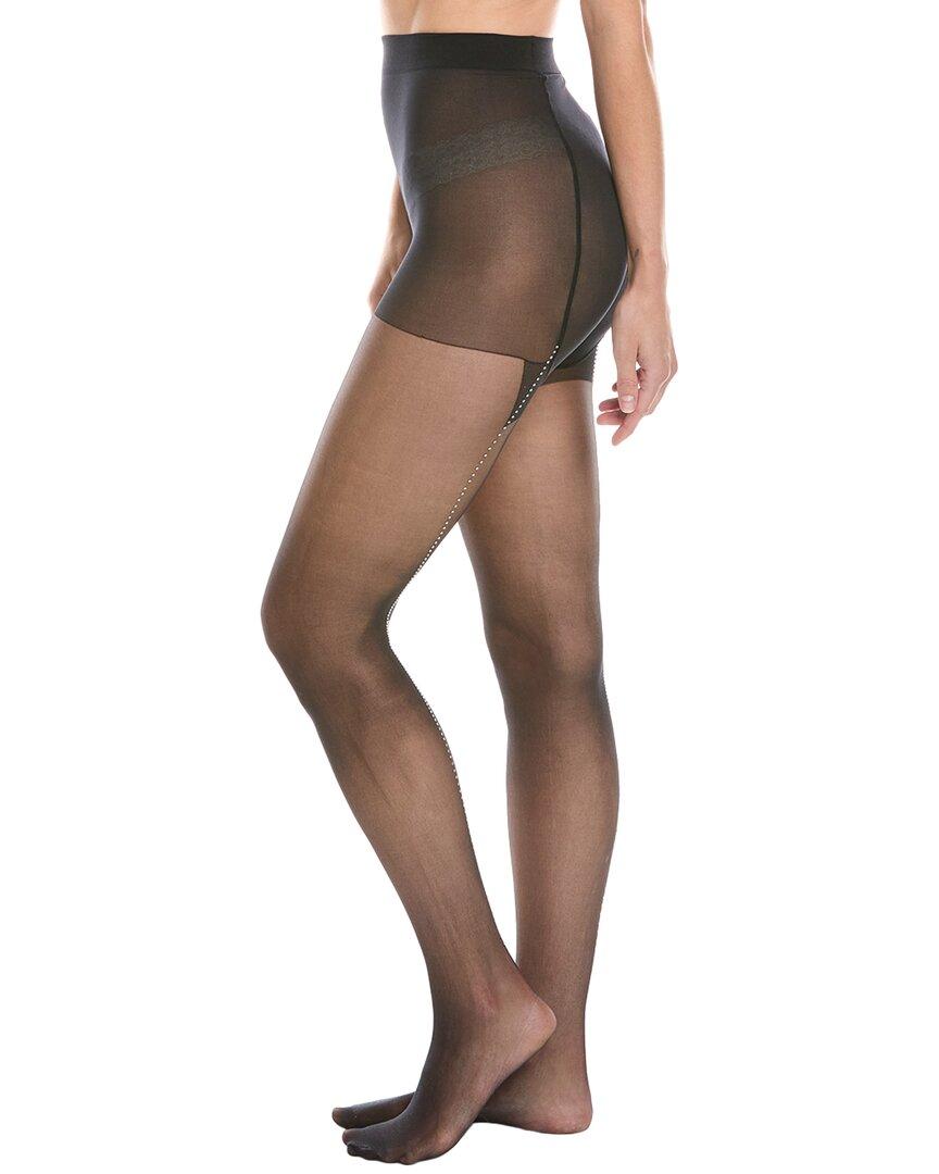 High Heel Jungle Pearl Bow Peek-A-Boo Tights in White | Lyst