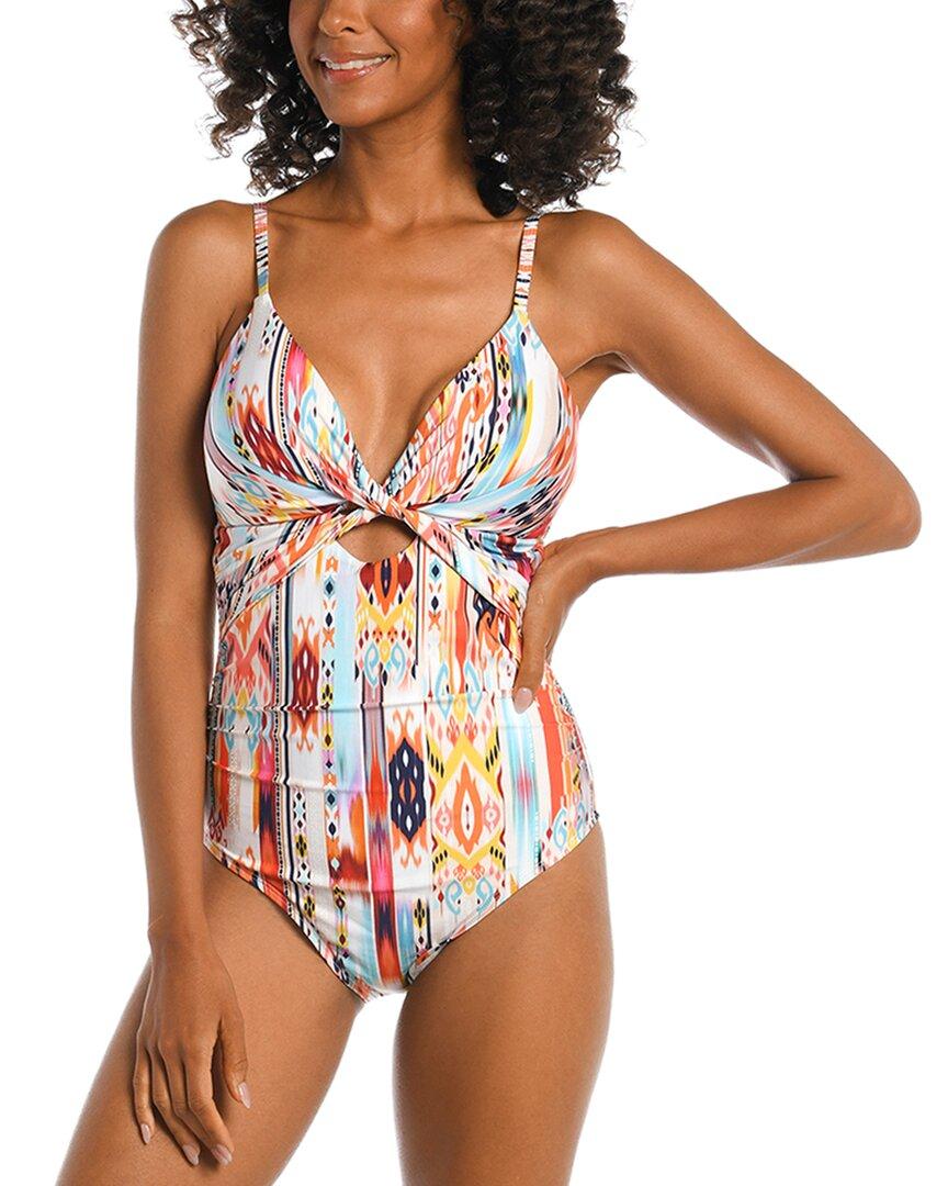 La Blanca Desert Dream Twist Keyhole One Piece Lyst