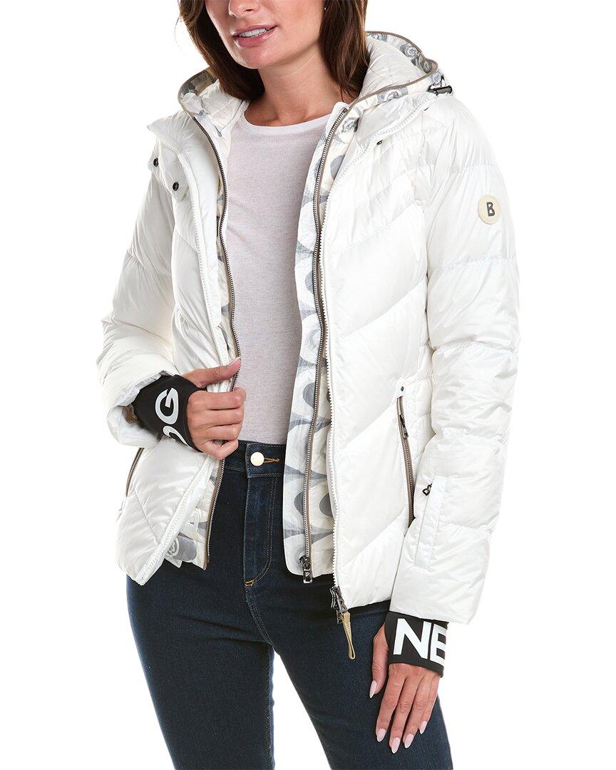 Bogner Calie Down Ski Jacket in White | Lyst
