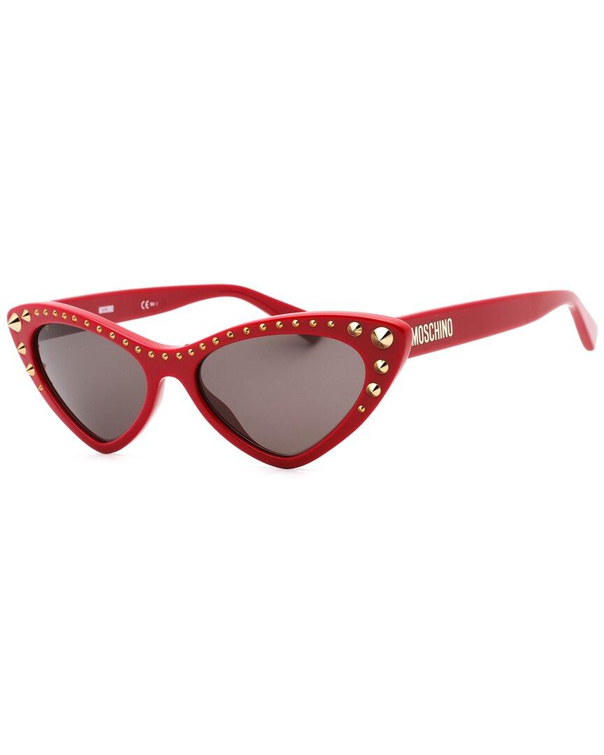 Moschino Mos093 53Mm Sunglasses in Red | Lyst UK