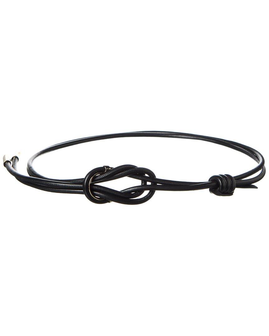 Chloé Poppie Leather Belt in White | Lyst