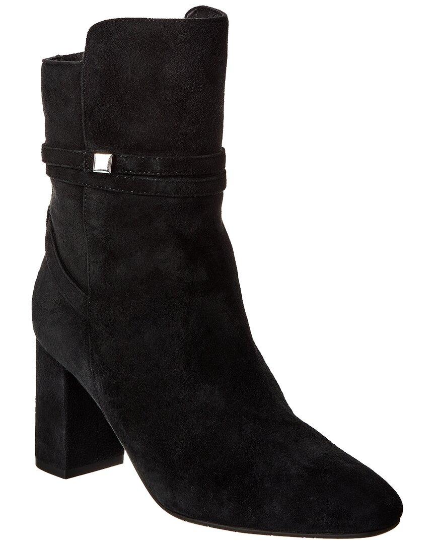 Aquatalia Linna Weatherproof Suede Boot in Black | Lyst