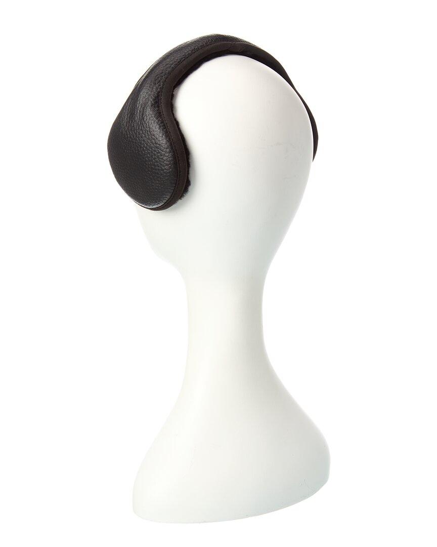 UGG Leather Shearling Wrap Around Earmuffs in White for Men Lyst
