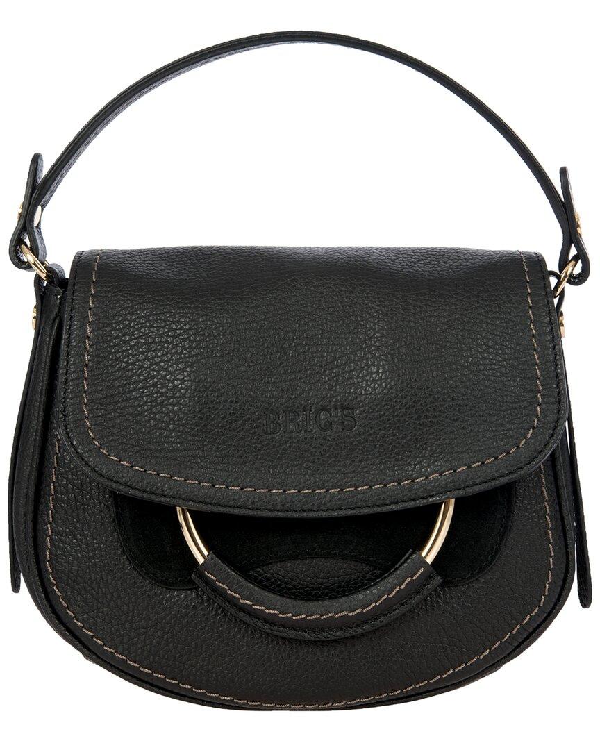 Bric's Bric’S Stella Mini Leather Bag in Black | Lyst