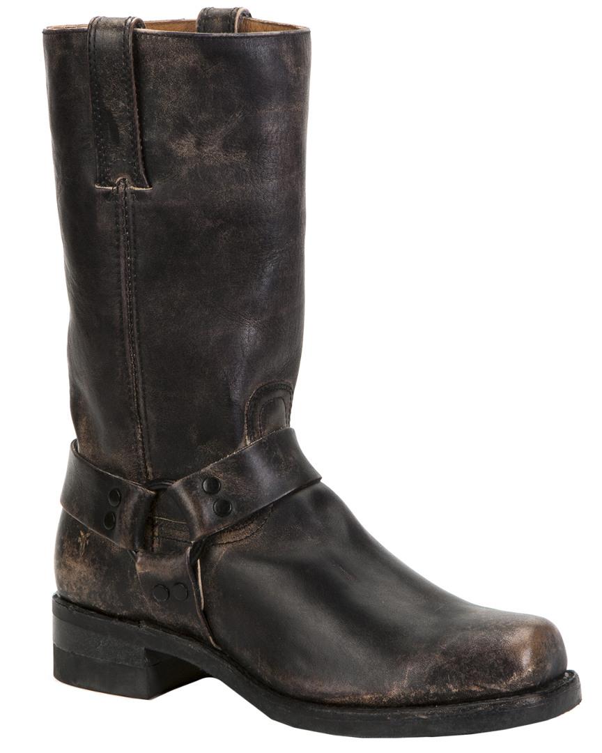 Frye Leather Harness 12r Boot in Black for Men - Lyst
