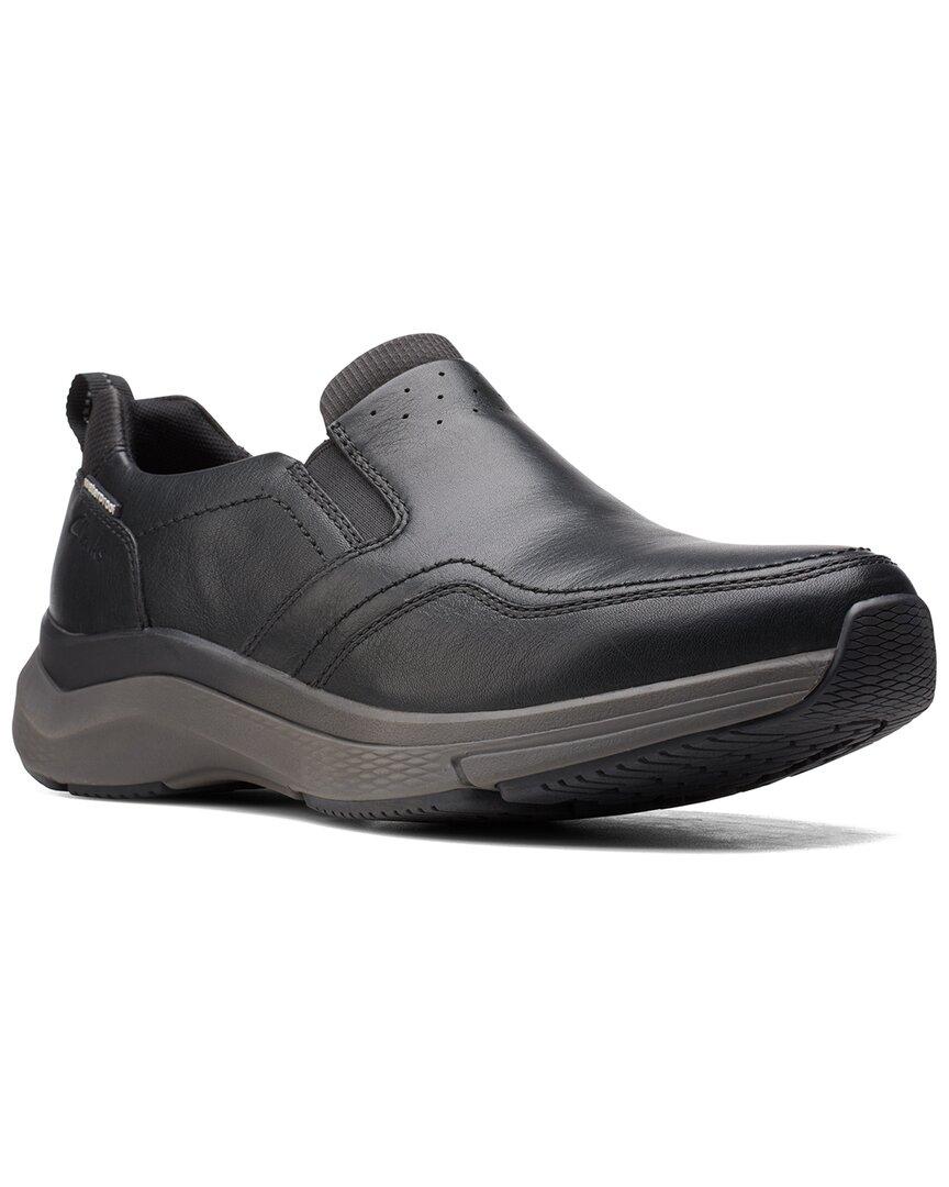 Clarks Wave2.0 Edge Leather Loafer in Black for Men | Lyst