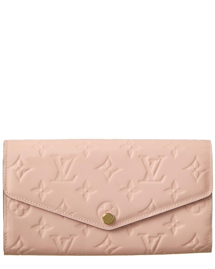 Sarah Leather Wallet Louis Vuitton Pink In Leather | IUCN Water