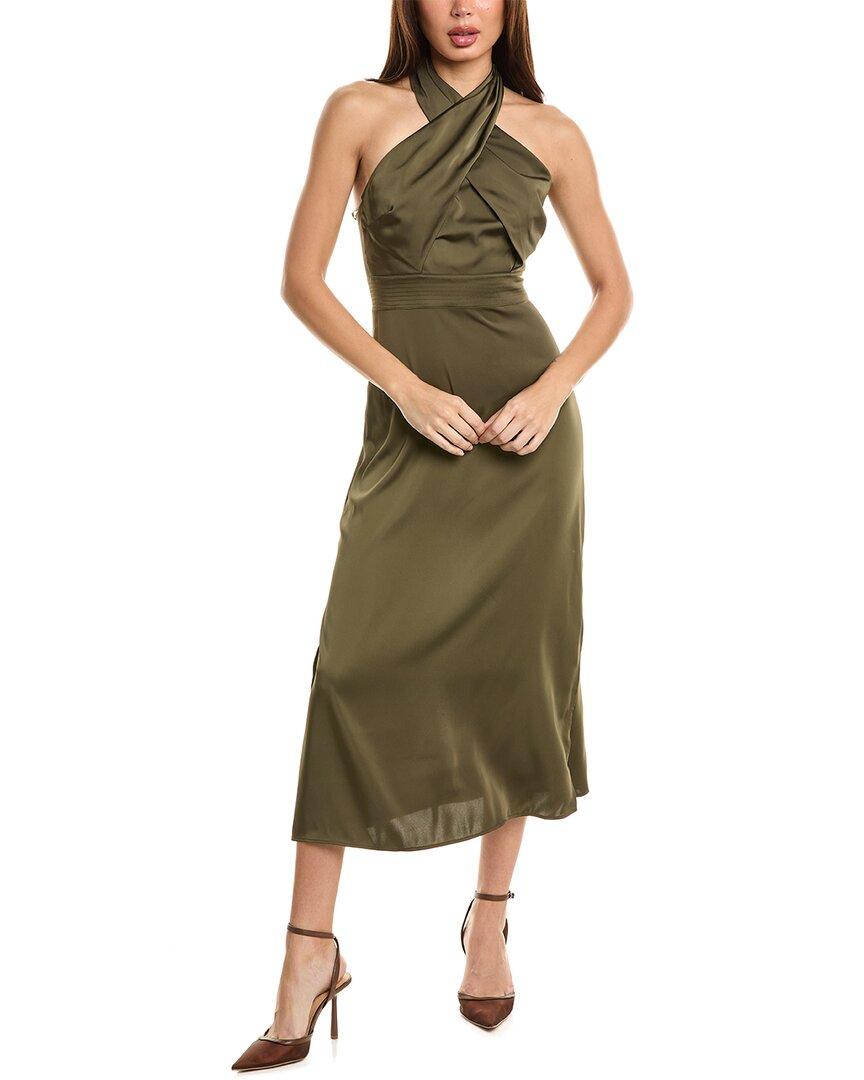 Reiss Polyester Elastane Allison Dress in Green | Lyst