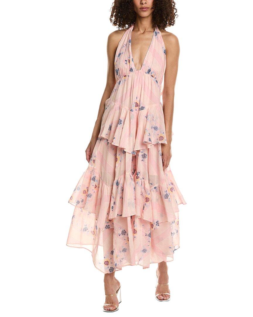 Free People Stop Time Maxi Dress in Pink | Lyst