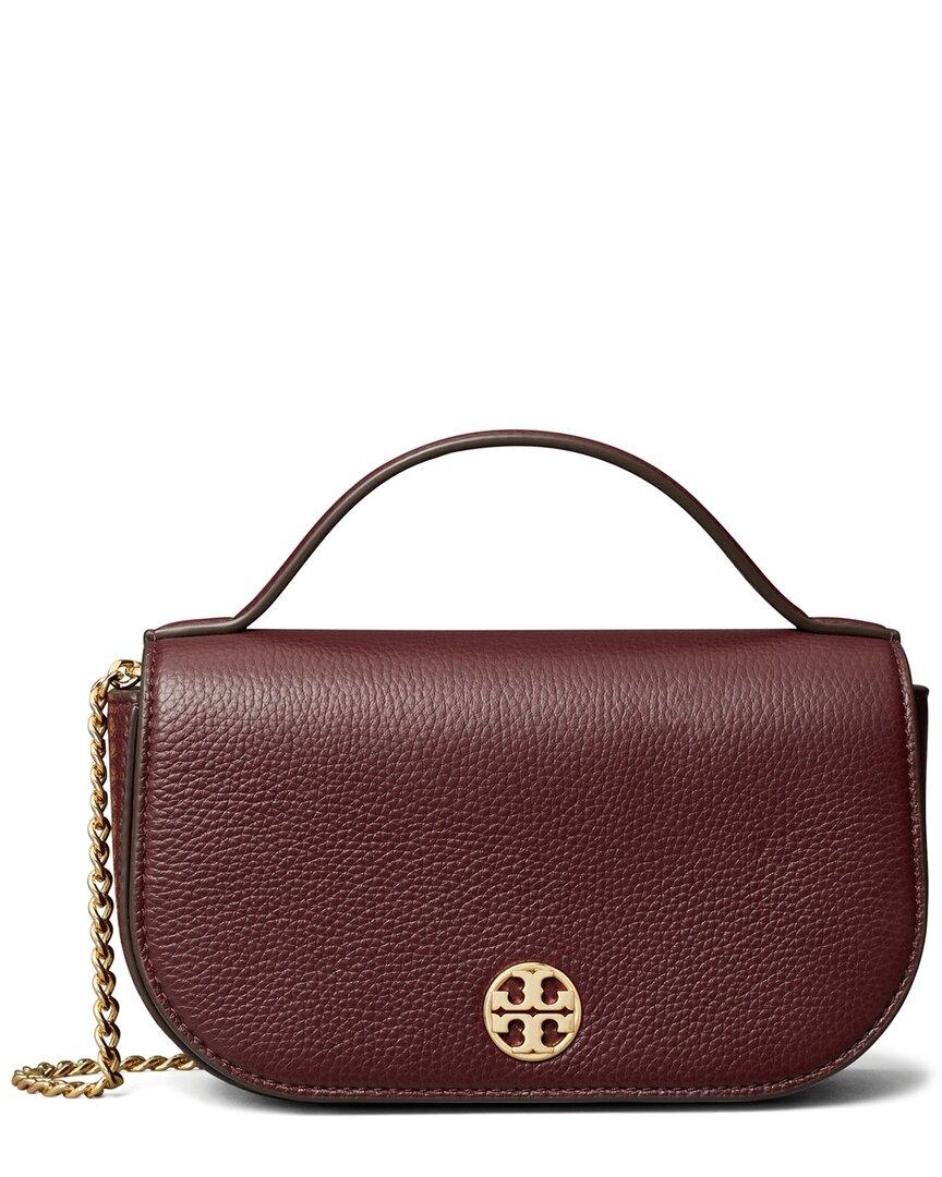 Tory Burch Limited Edition Top Handle Leather Mini Bag in Purple | Lyst