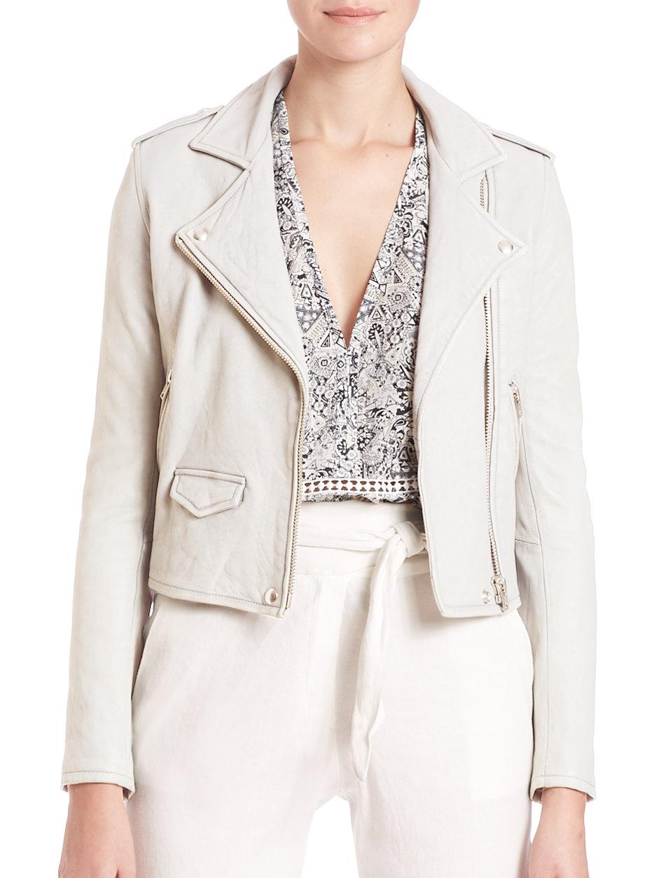 IRO Ashville Leather Moto Jacket - Lyst IRO Ashville Leather Moto Jacket - Lyst
