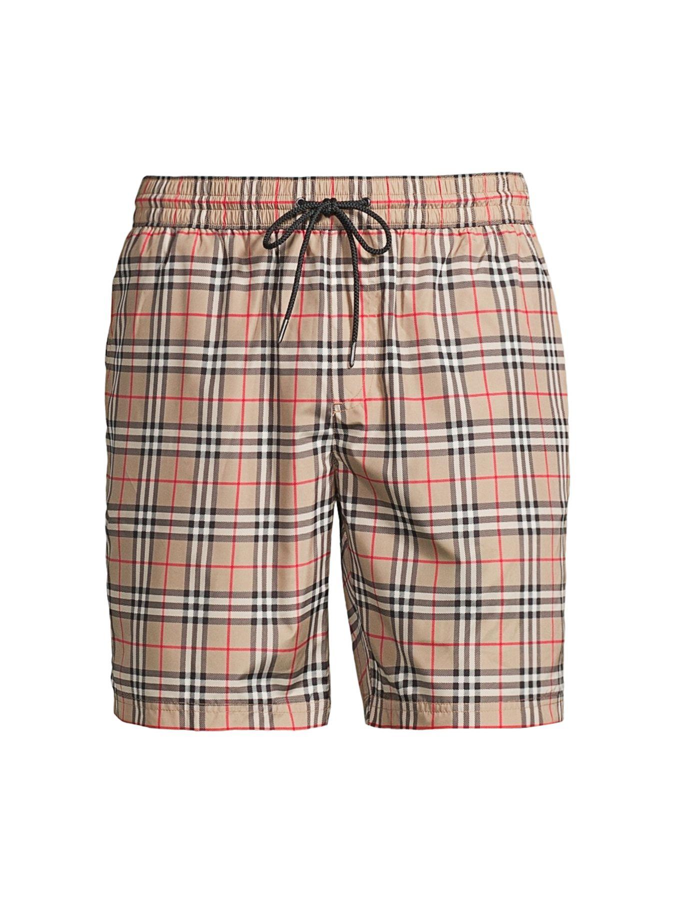 Mens Burberry Swim Trunks