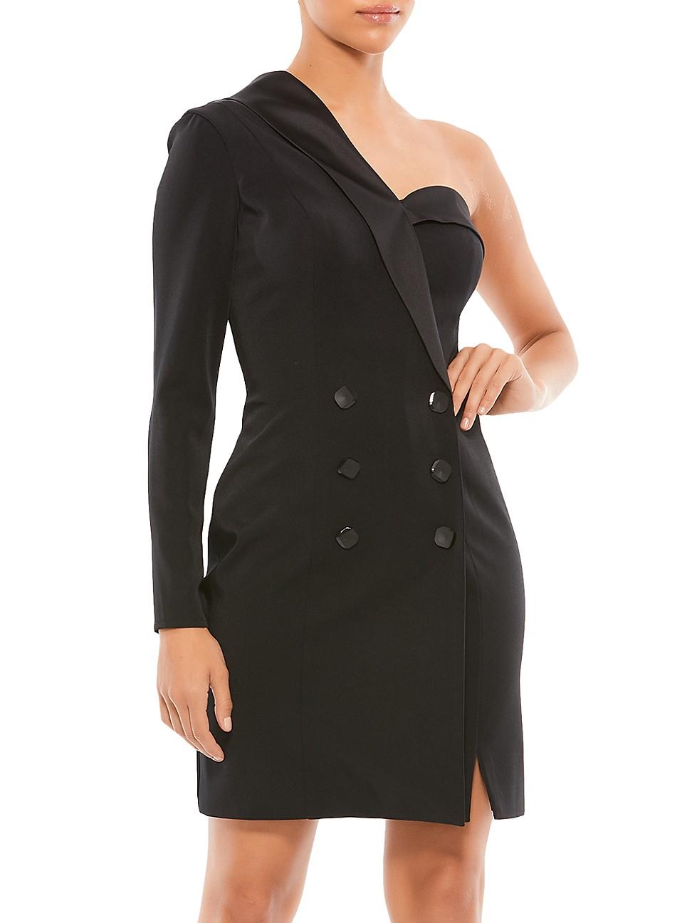 Mac Duggal Ieena One Shoulder Cocktail Dress In Black Lyst