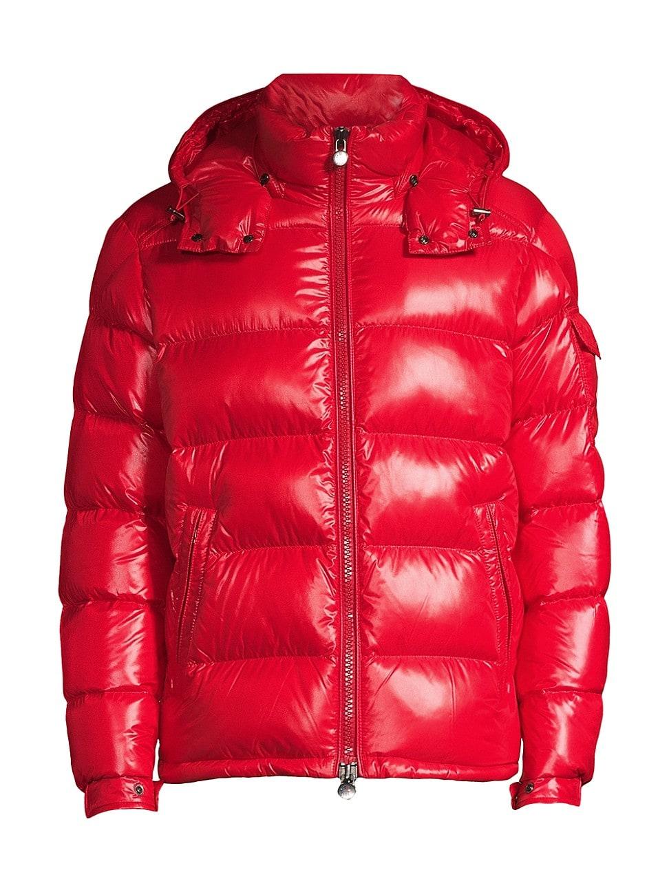 Moncler Maya Zip-up Jacket in Red for Men | Lyst