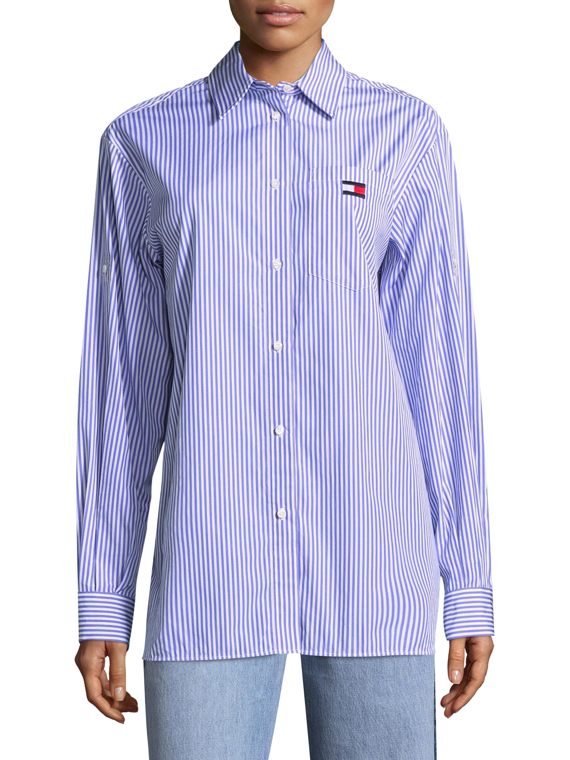 Lyst Tommy Hilfiger Ithaca Stripe Shirt In Blue