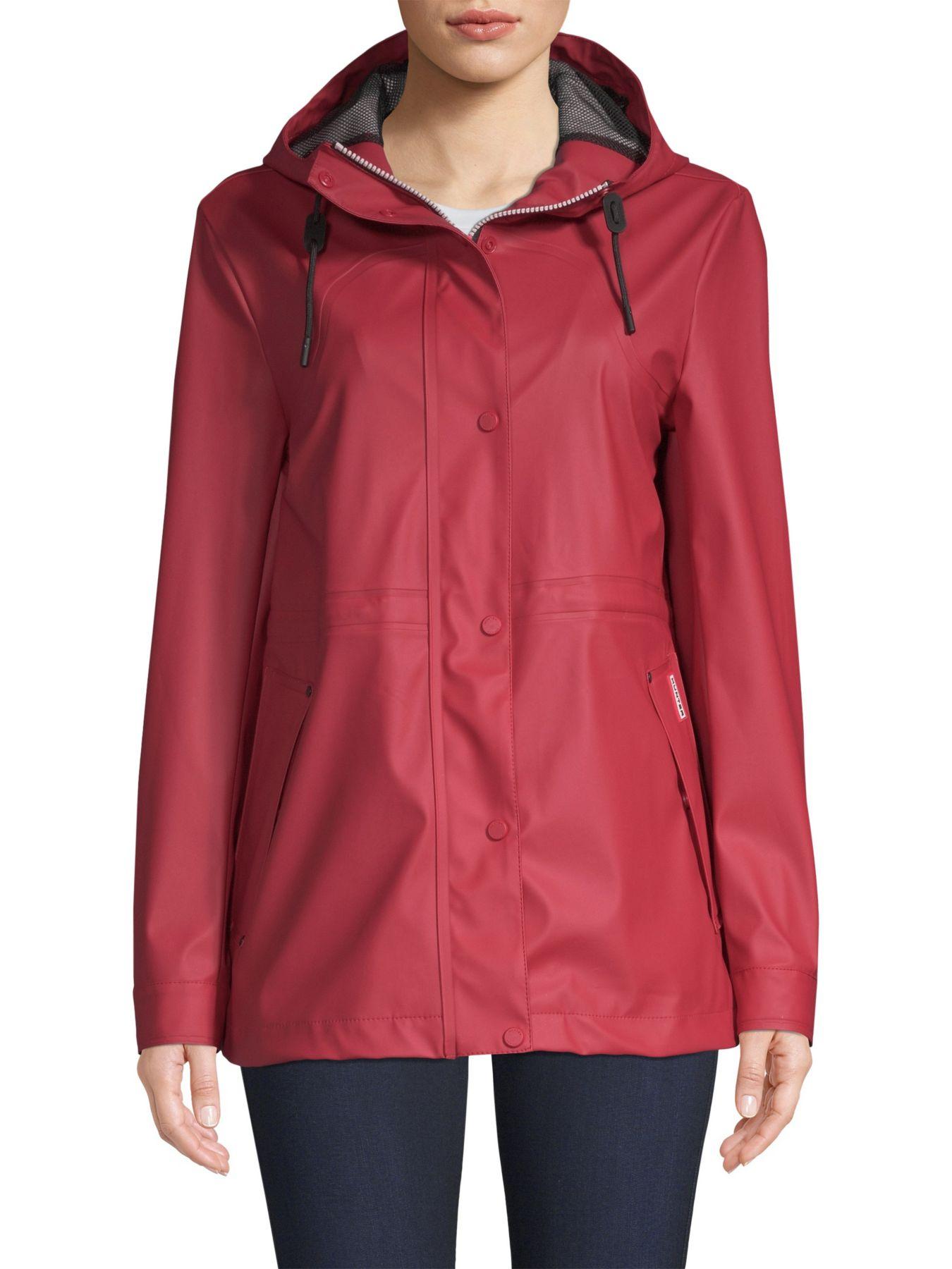 HUNTER Synthetic Original Rubberized Jacket in Military Red (Red) - Lyst