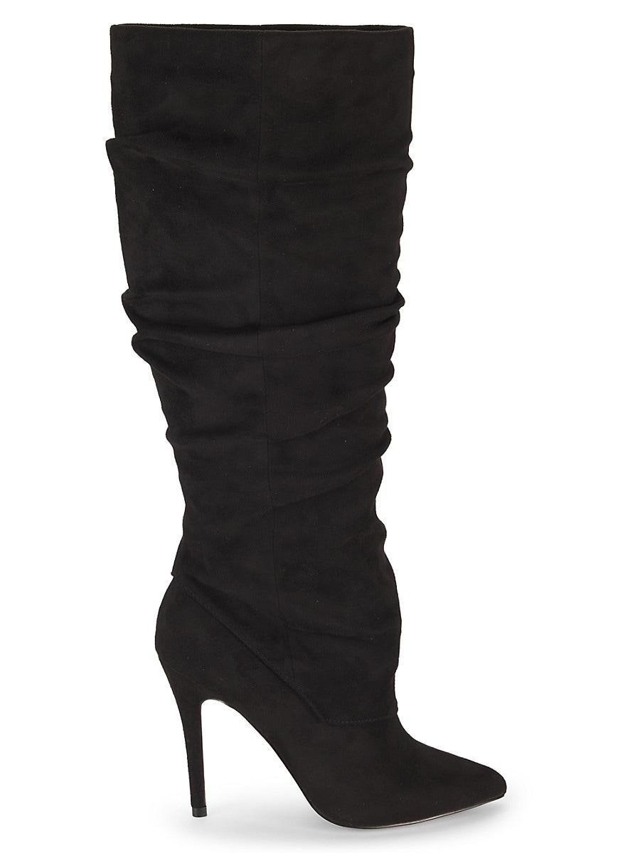 Charles David Papi Slouchy Stiletto Tall Boots in Black | Lyst