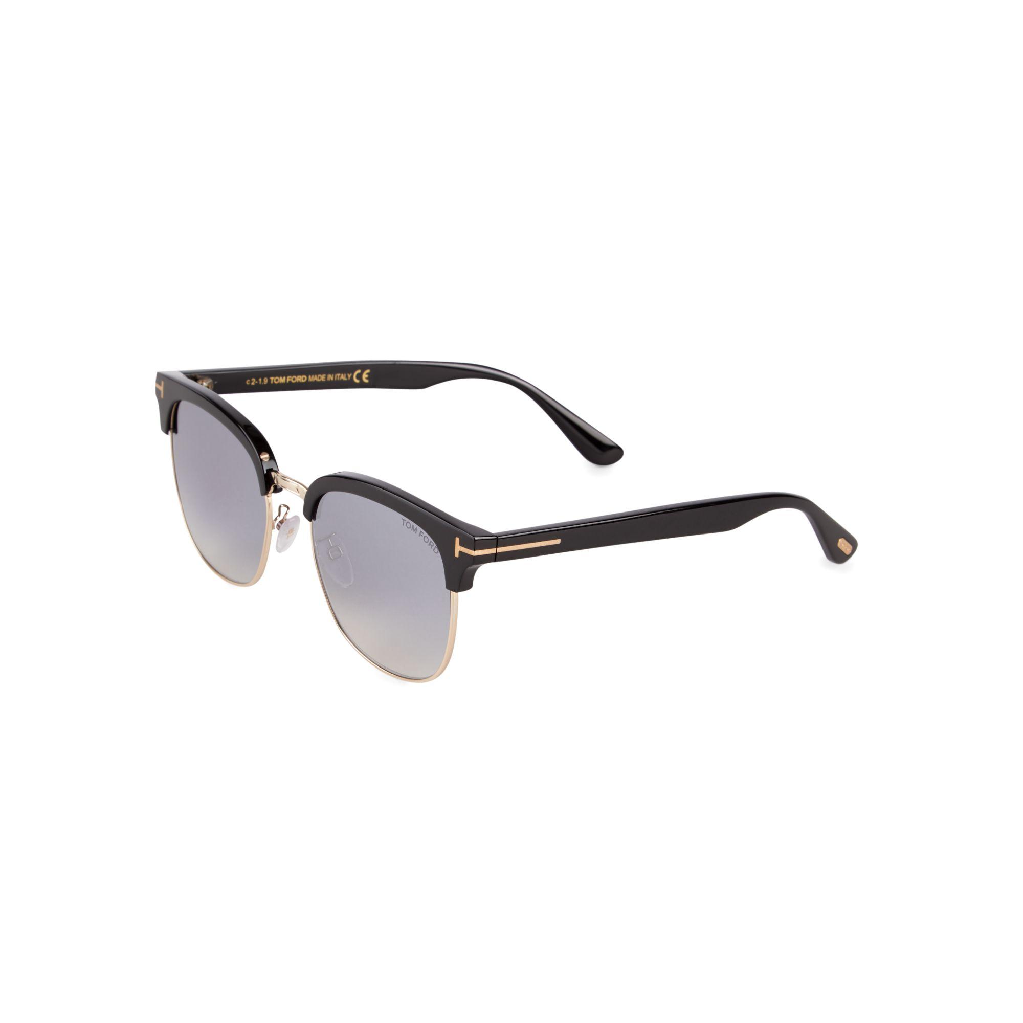 Tom Ford 56mm Round Sunglasses In Black Lyst