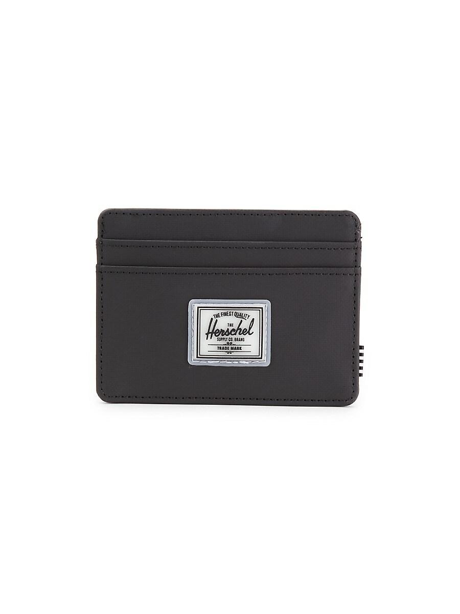 Herschel Supply Co. Charlie Logo Card Holder in Black for Men | Lyst