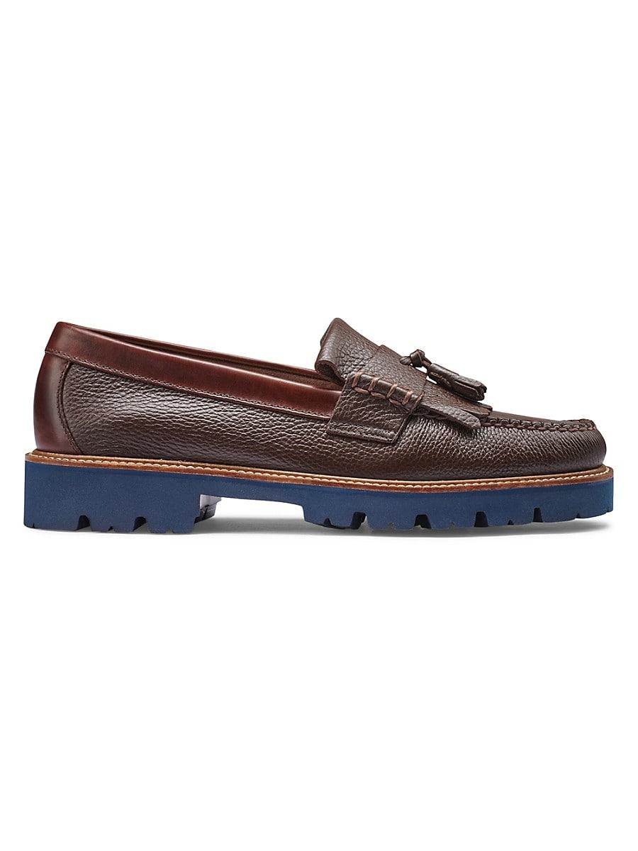 G.H. Bass & Co. G. H. Bass Layton Kiltie Lug Tassel Loafers in Brown ...