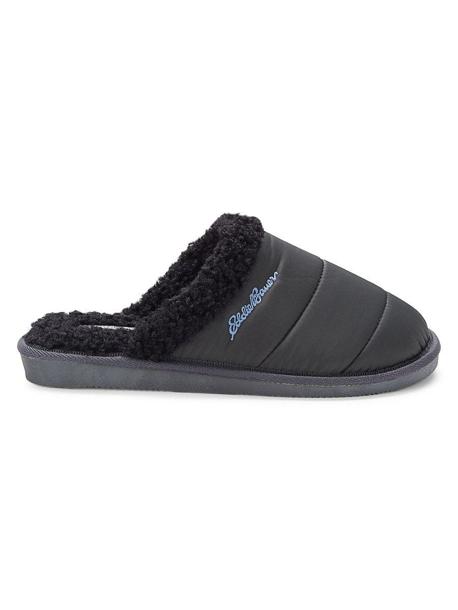 Men's Eddie Bauer Nylon Quilted Slippers at Sheila Sparks blog
