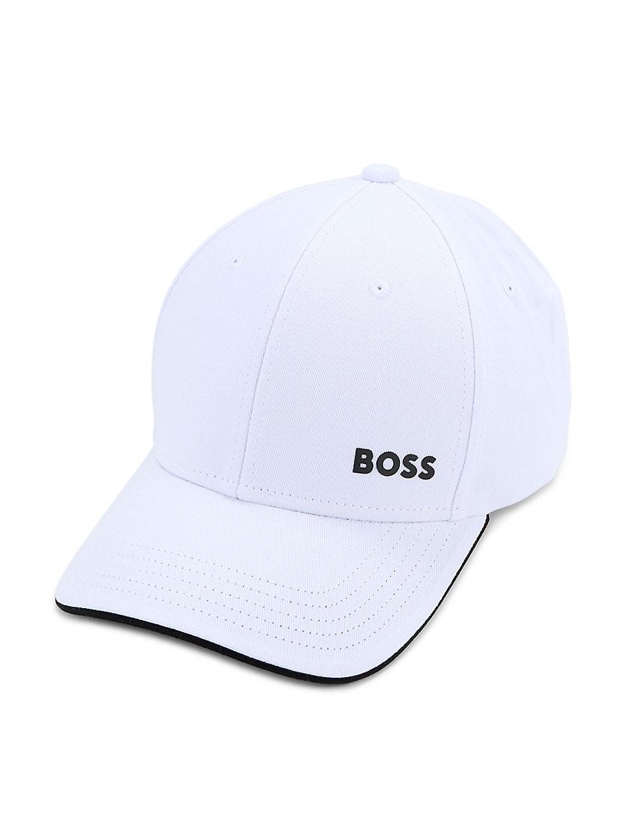 BOSS Logo Baseball Cap in White for Men | Lyst
