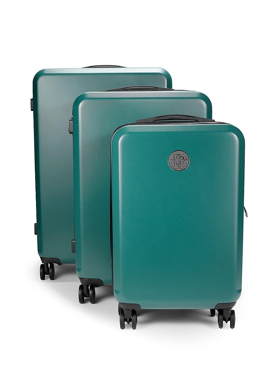 Roberto Cavalli 3-piece Logo Luggage Set in Green | Lyst