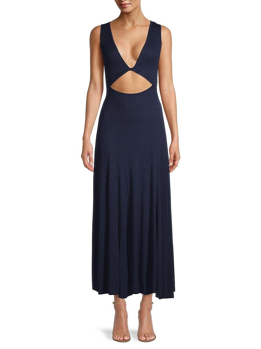 Bec & Bridge Elijah Cut-out Knit Maxi Dress in Blue | Lyst Bec & Bridge Elijah Cut-out Knit Maxi Dress in Blue | Lyst
