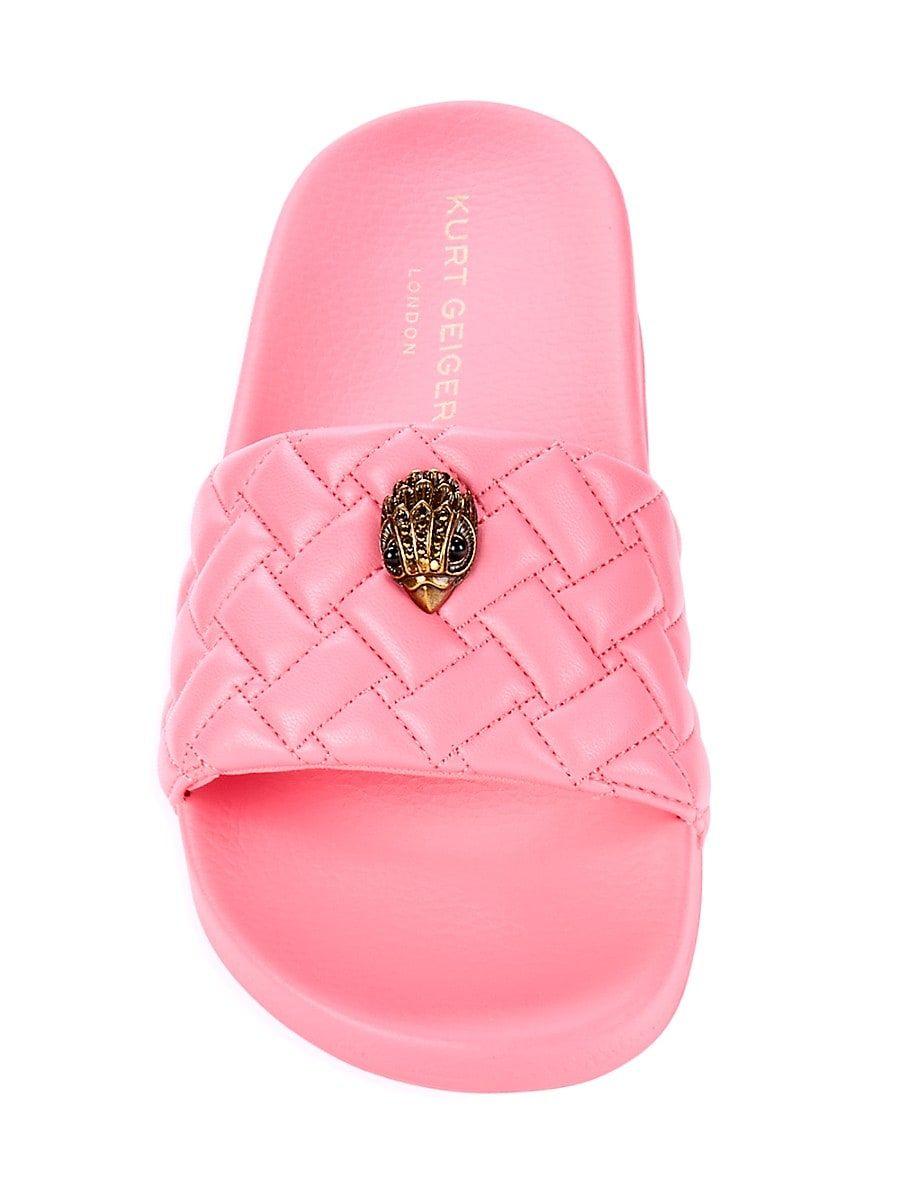 Pink Kurt Geiger Slides Online | emergencydentistry.com