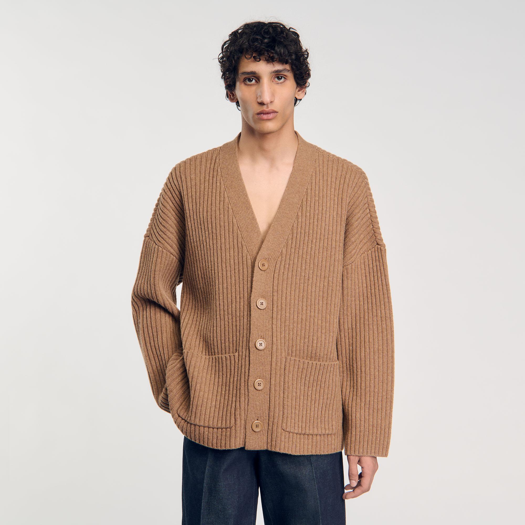 Oversized Ribbed shops Knit Cardigan