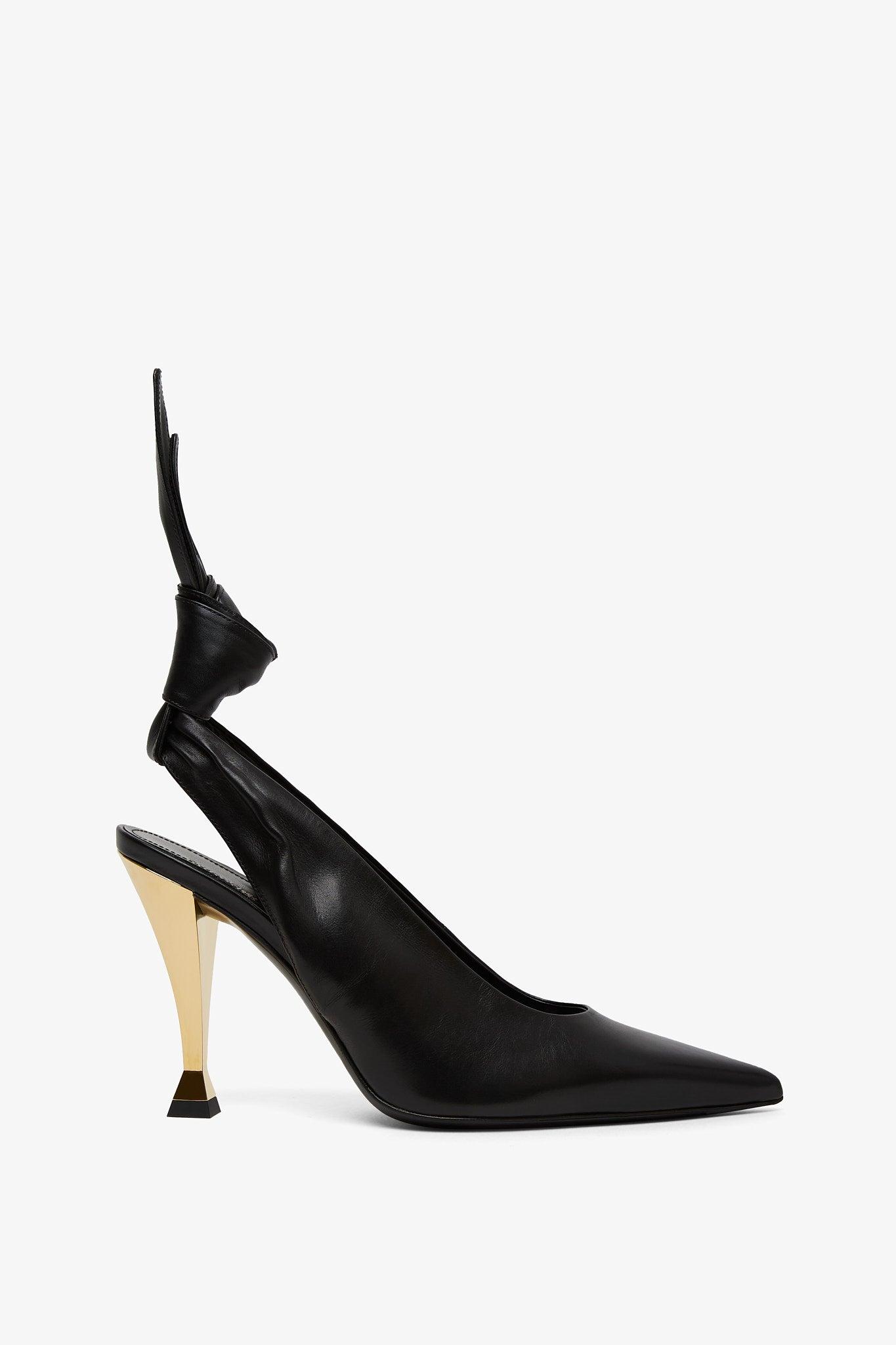 Givenchy Beauw Black Sling Pumps | Lyst