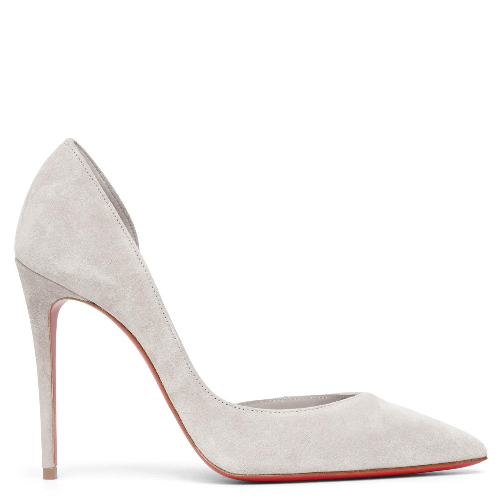 Christian Louboutin Iriza 100 Grey Suede Pumps in Metallic | Lyst Christian Louboutin Iriza 100 Grey Suede Pumps in Metallic | Lyst